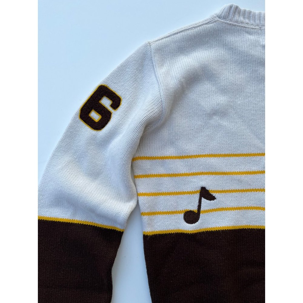 1986 Cheerleader Captain Eileen Sweater Music Notes “… Gem